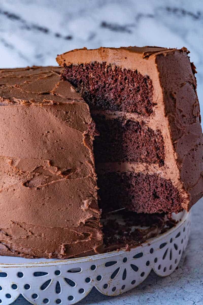 The Best Homemade Chocolate Cake A Table Full Of Joy
